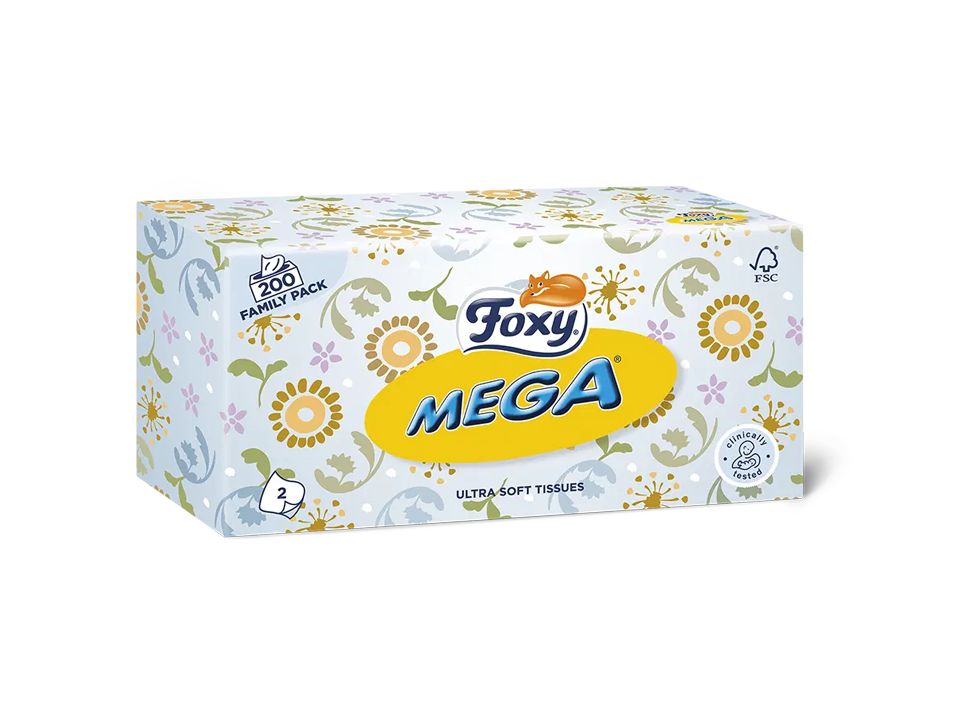 Pañuelos en caja Foxy Mega - Foxy